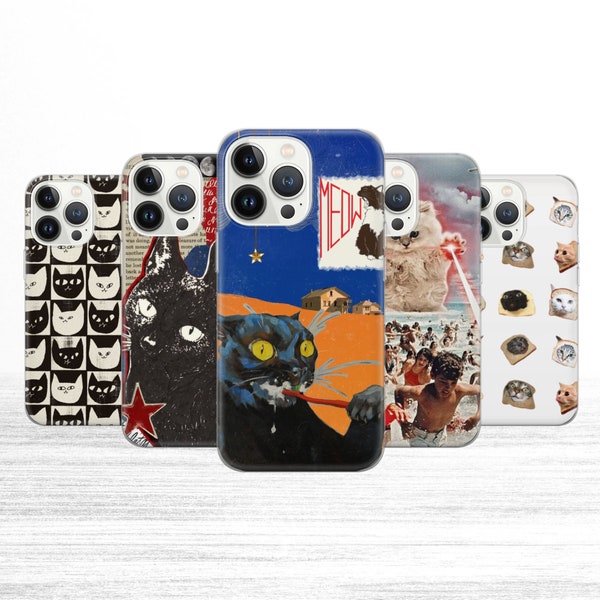 Cat Cell Phone Case - Etsy