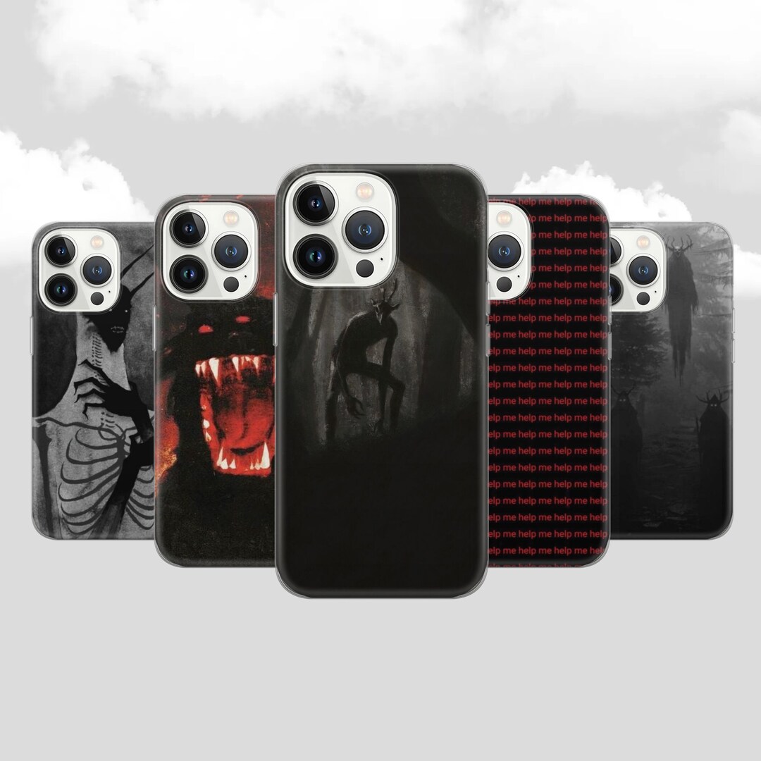 Horror Movie Phone Case Creepy Cover for Pixel 9 8 7 Pro, iPhone 16 15 ...