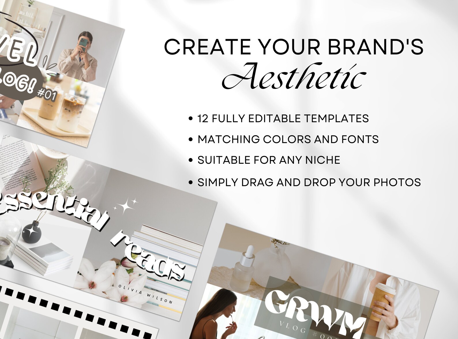Youtube Thumbnail Bundle | 12 Editable Youtube Thumbnails | Easy-to-use ...