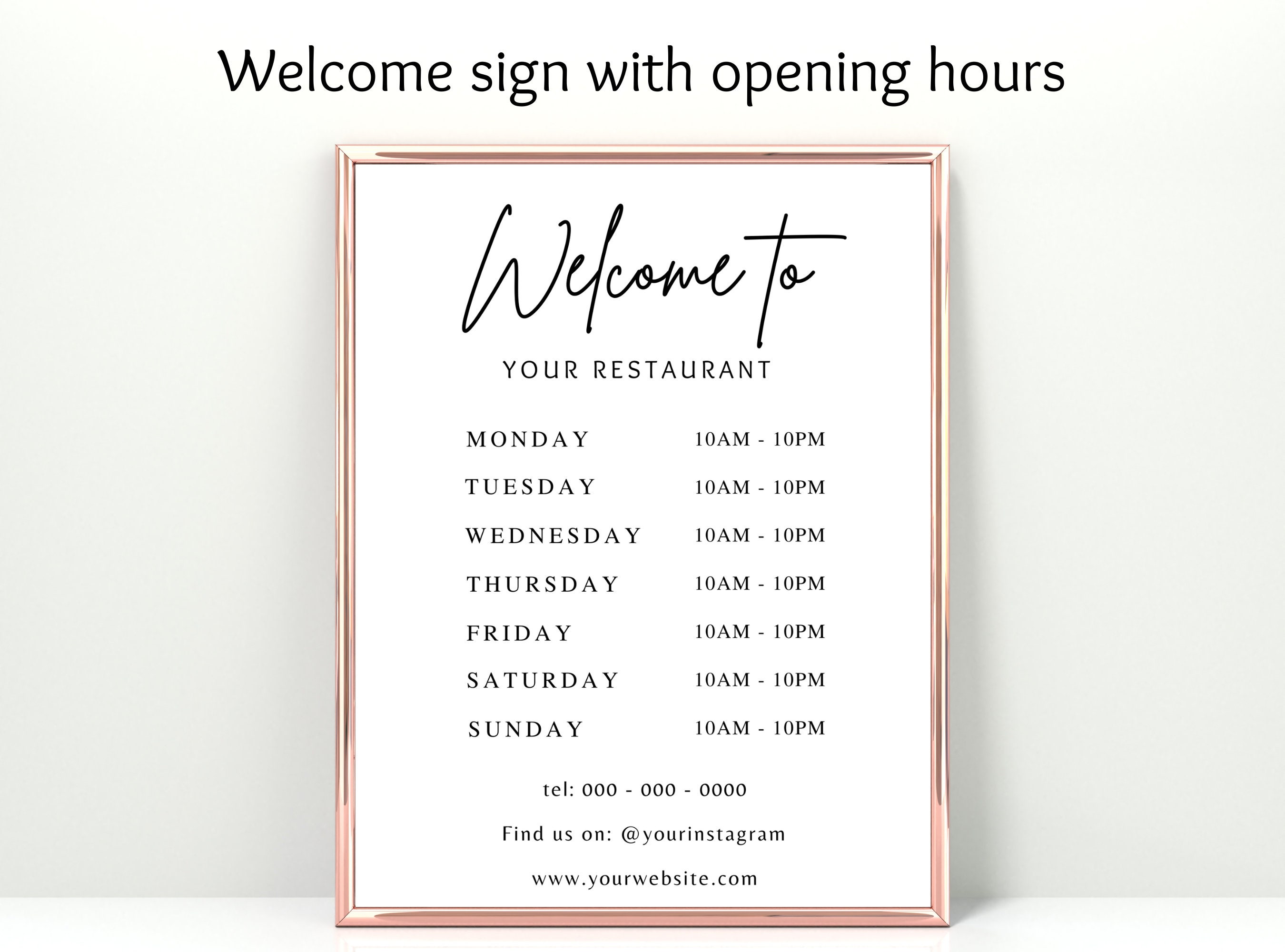 Restaurant Menu Template | Classic Restaurant Menu Bundle | Editable ...