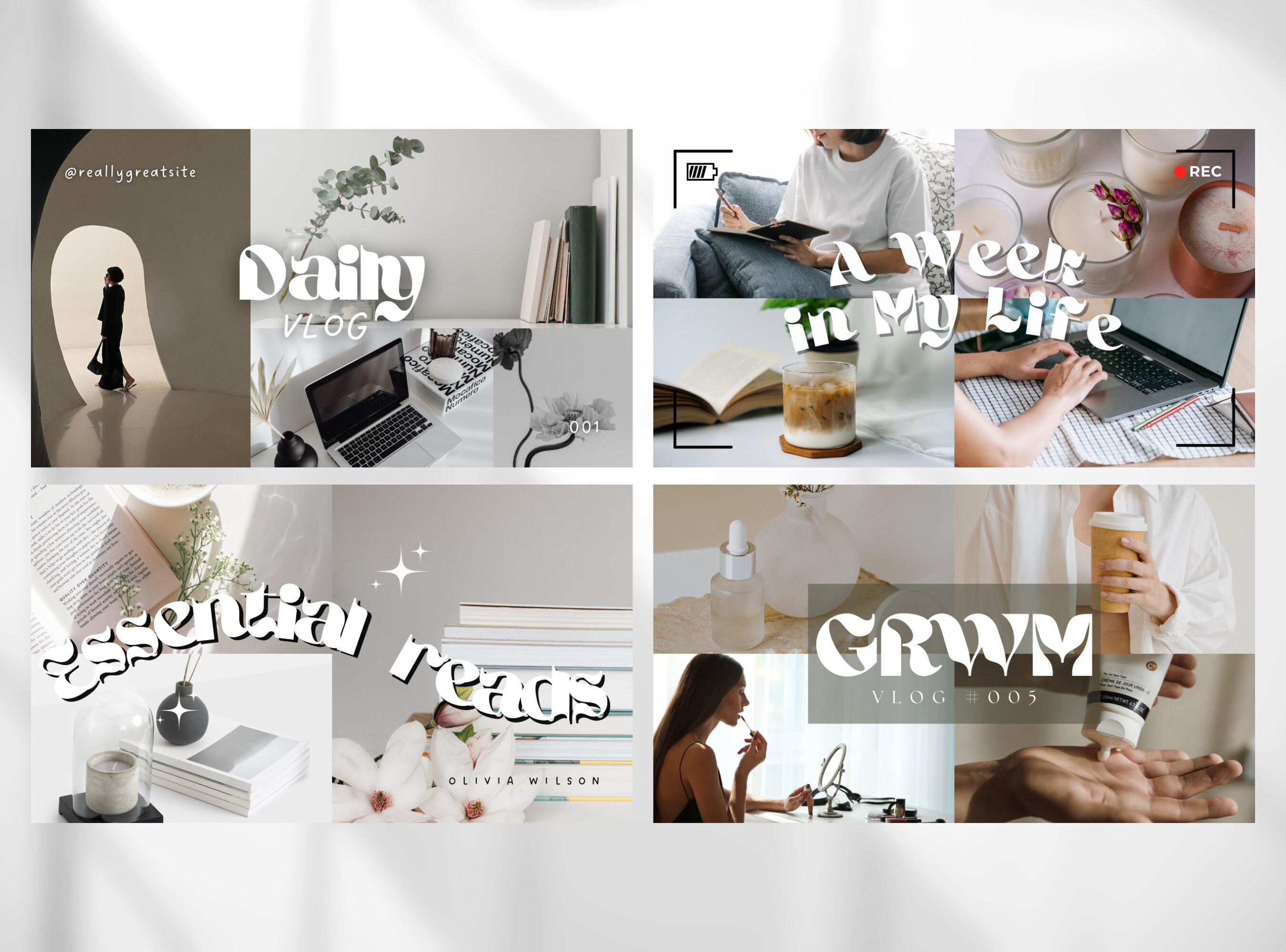 Youtube Thumbnail Bundle | 12 Editable Youtube Thumbnails | Easy-to-use ...