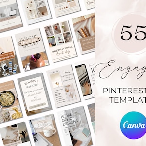 Engaging Pinterest Templates | Customizable Pinterest Pins | Editable ...