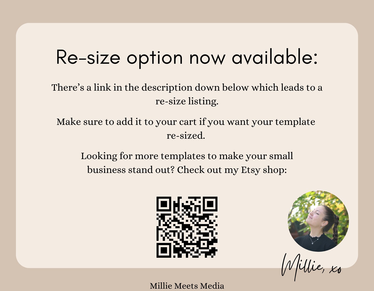 Price List Template & Scan to Pay Sign | QR Code Sign | Editable Price ...