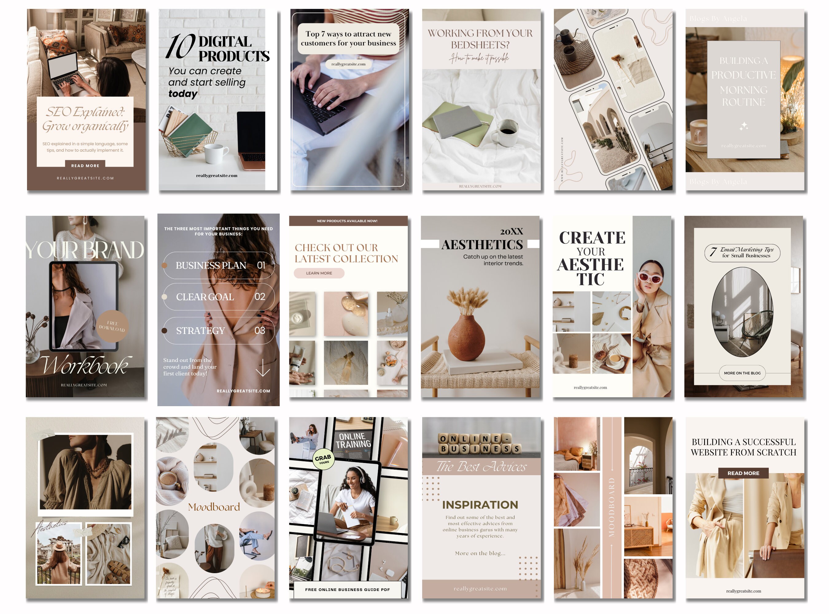 Engaging Pinterest Templates | Easy to Use Pinterest Pins ...