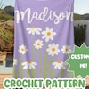Custom Crochet Graphgan Pattern, Personalized Crochet Blanket Pattern ...
