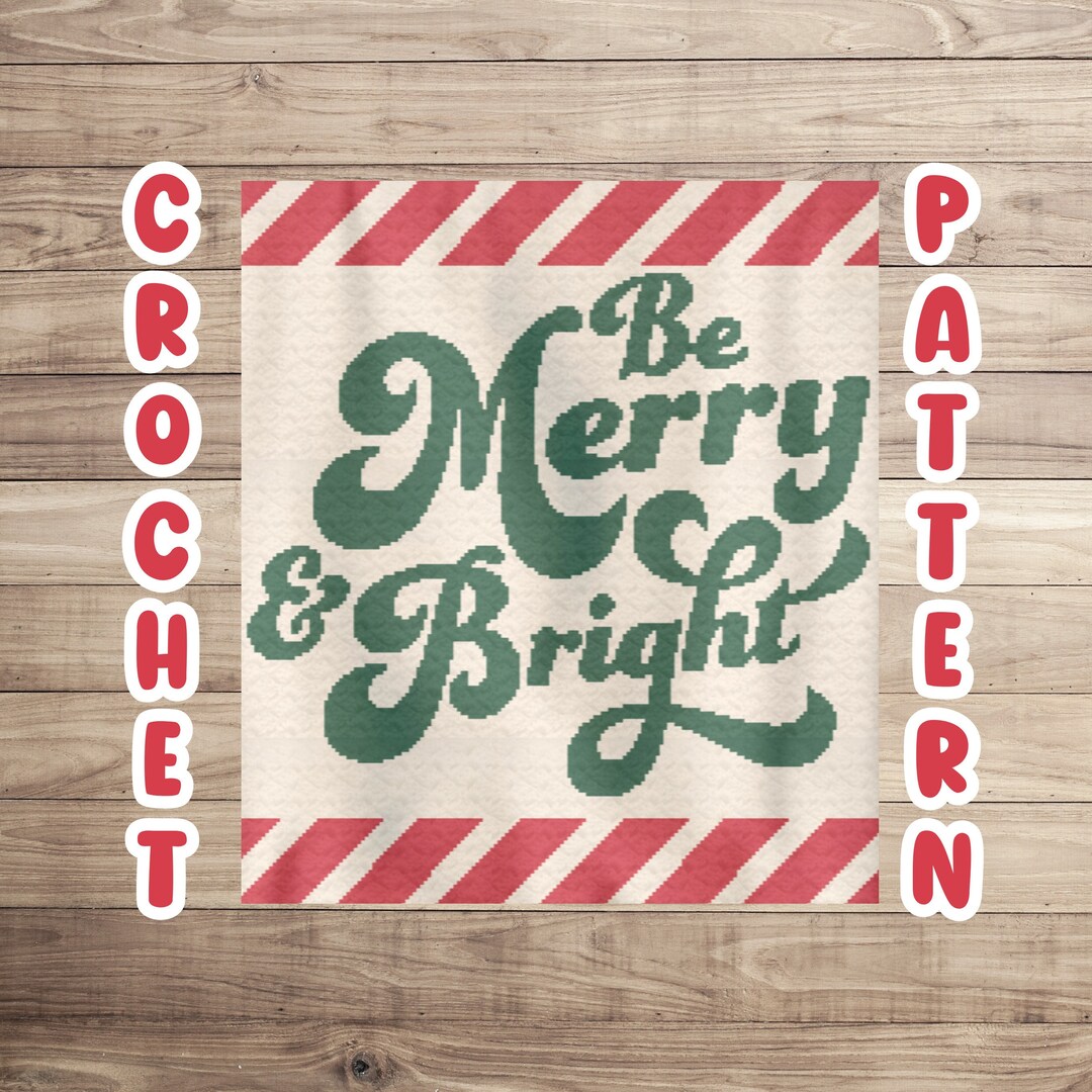 Crochet Graphgan Pattern, Christmas Light Corner to Corner Crochet ...