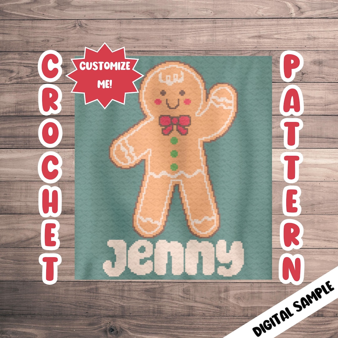 Personalized Crochet Graphgan Pattern, Custom Christmas Holiday Corner ...