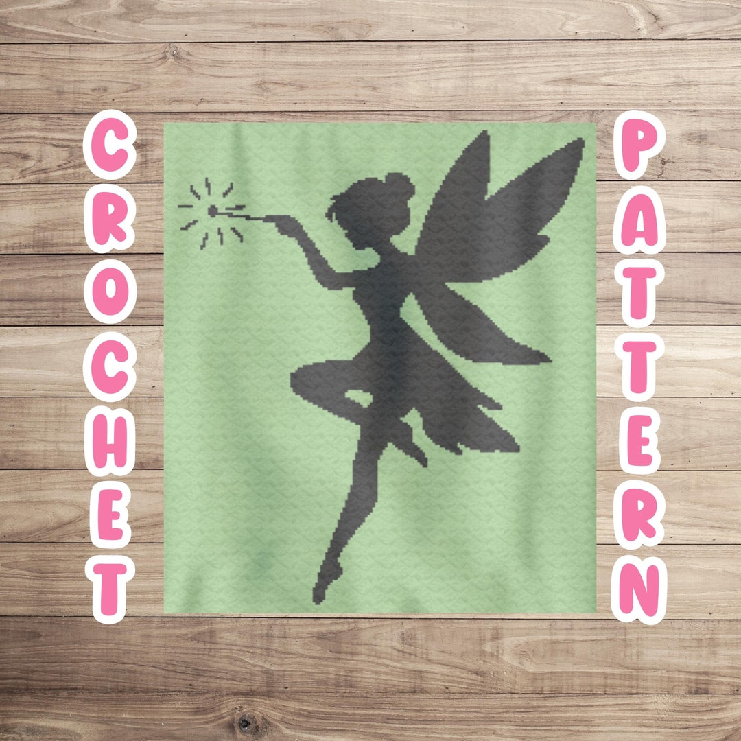 Crochet Fairy Graphgan Pattern, Magical Corner to Corner Blanket, Cute ...