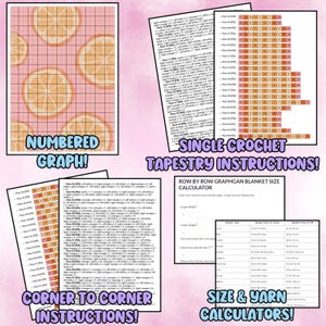 Custom Crochet Graphgan Pattern, Personalized Cheerleader Corner to ...