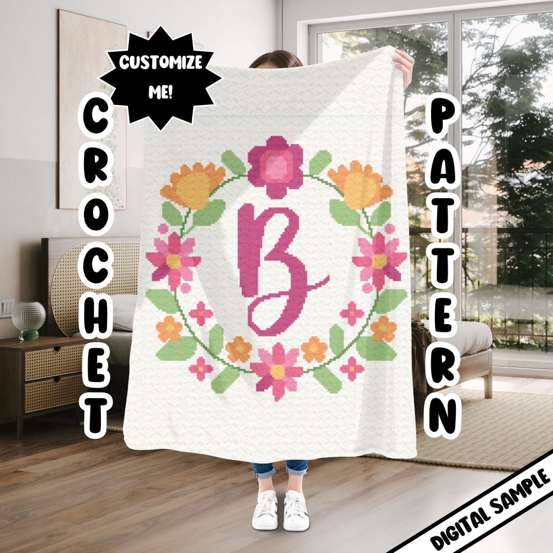 Personalized Crochet Graphgan Pattern, Custom Mushroom Corner to Corner ...