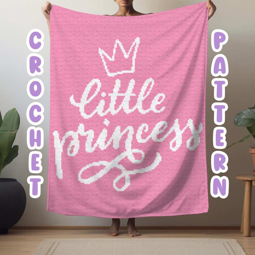 Crochet Graphgan Pattern, Princess Corner to Corner Afghan Blanket ...