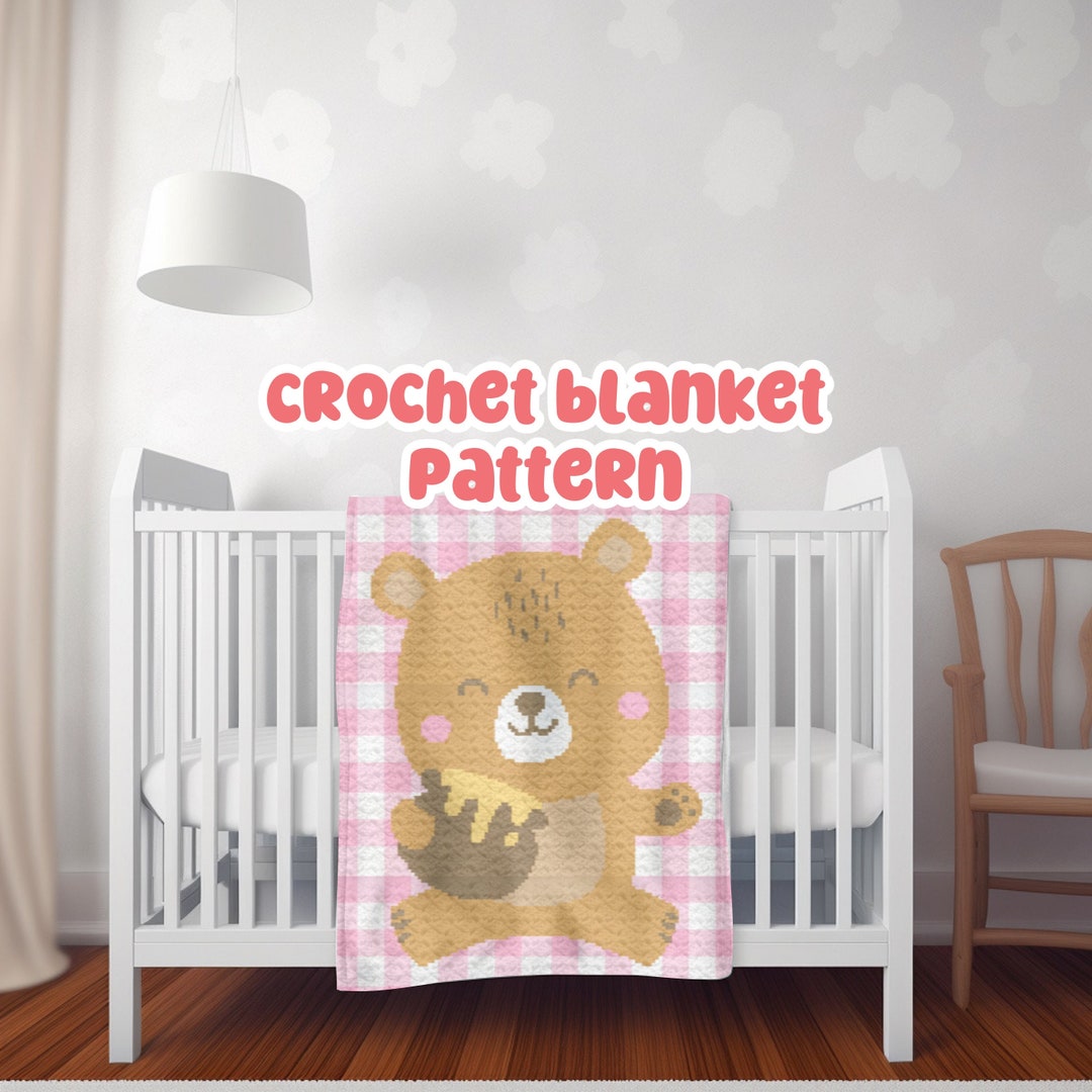 Crochet Teddy Bear Graphgan Pattern, Forest Animal Corner to Corner ...