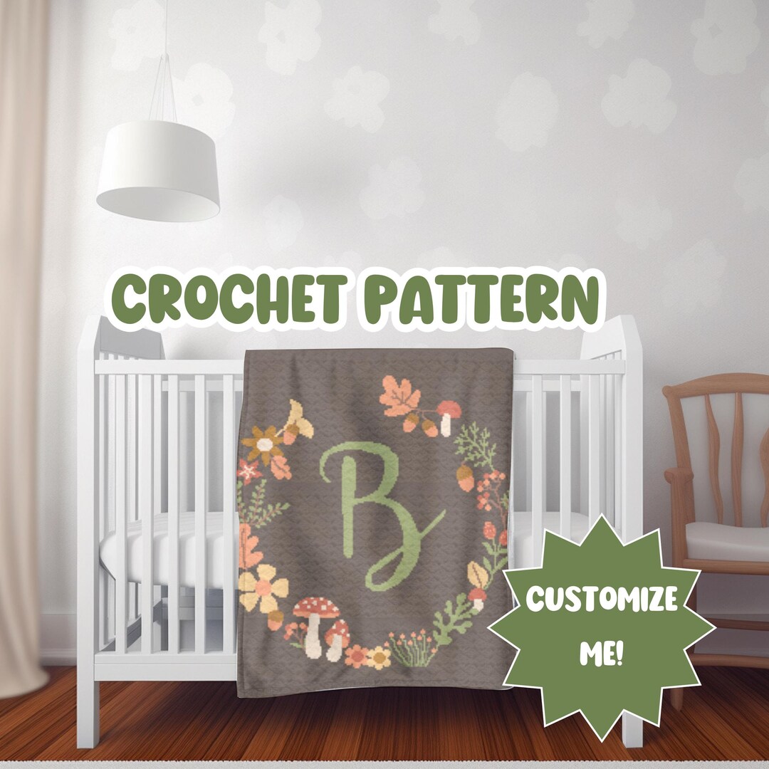 Personalized Crochet Graphgan Pattern, Custom Mushroom Corner to Corner ...