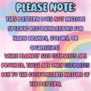 Personalized Crochet Graphgan Pattern, Custom Rainbow Corner to Corner ...