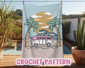 Palm Tree Crochet Graphgan Pattern - Etsy