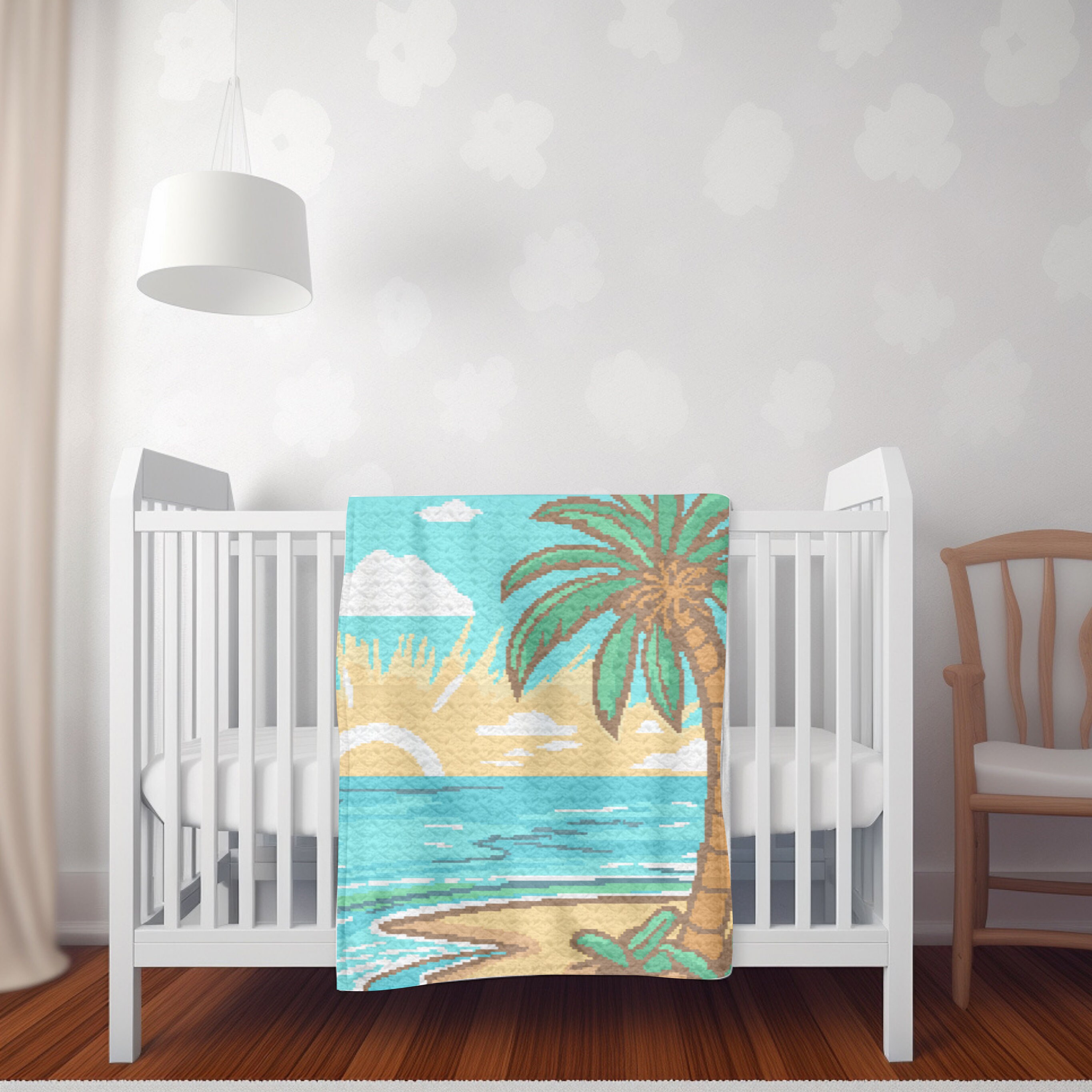 Crochet Graphgan Pattern, Beach Palm Tree Corner to Corner Crochet ...