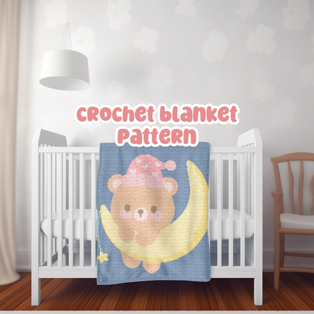 Crochet Teddy Bear Graphgan Pattern, Forest Animal Corner to Corner ...