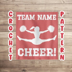 Custom Crochet Graphgan Pattern, Personalized Cheerleader Corner to ...