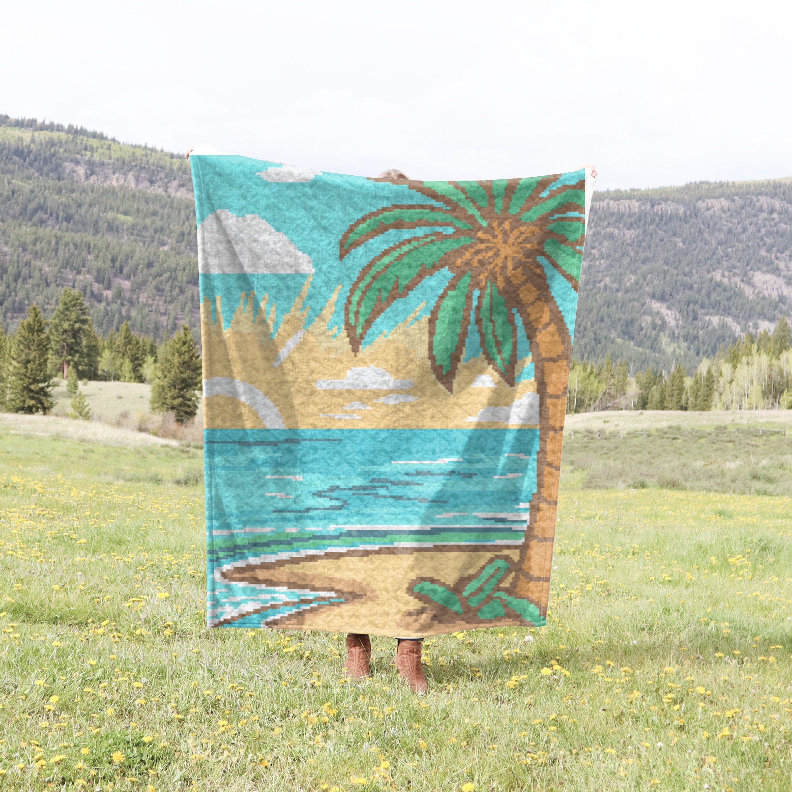 Crochet Graphgan Pattern, Beach Palm Tree Corner to Corner Crochet ...