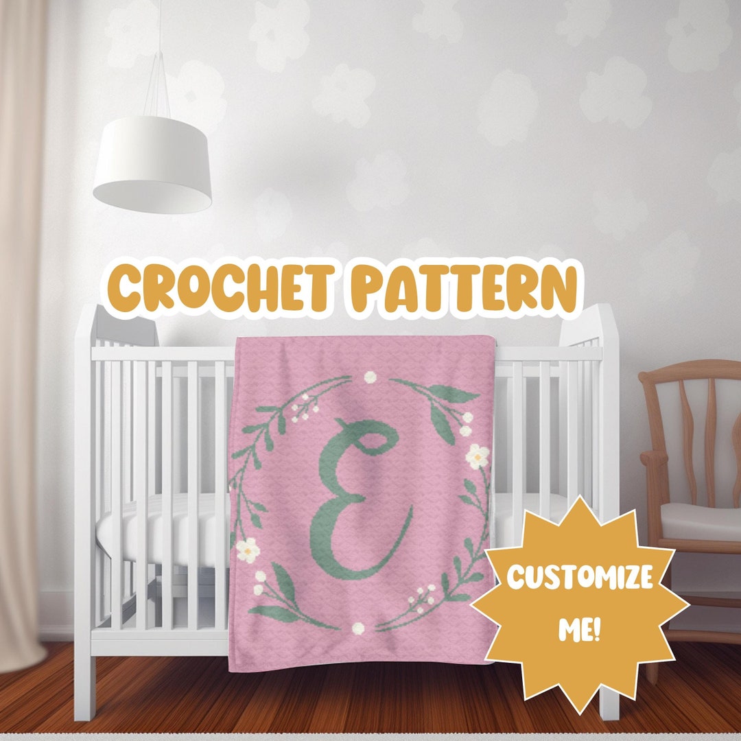 Personalized Crochet Graphgan Pattern, Custom Floral Corner to Corner ...