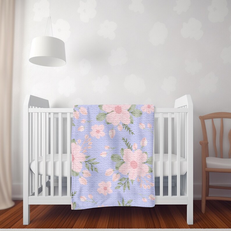 Crochet Floral Graphgan Pattern, Pretty Pink Flower Corner to Corner ...