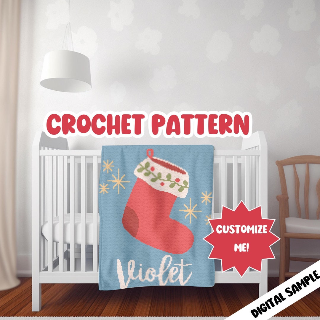 Personalized Crochet Graphgan Pattern, Custom Christmas Holiday Corner ...