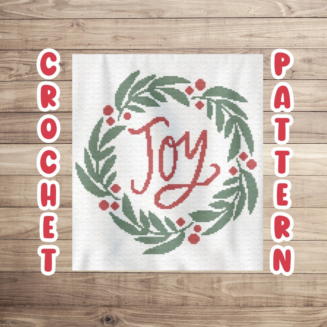Crochet Graphgan Pattern, Christmas Corner to Corner Crochet Blanket ...