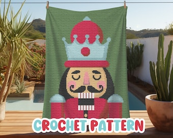 Crochet Graphgan Pattern, Christmas Corner to Corner Crochet Blanket ...