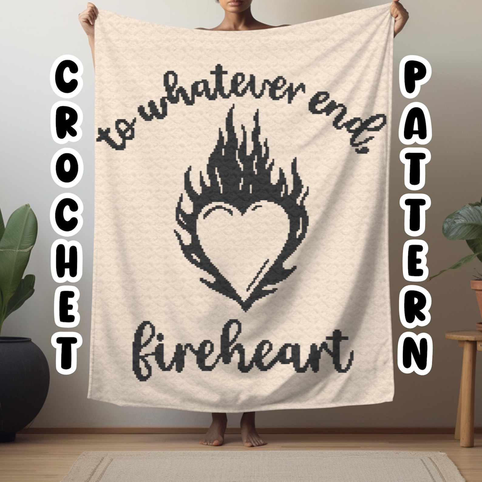 Crochet Graphgan Pattern, Reader Corner to Corner Afghan Blanket ...