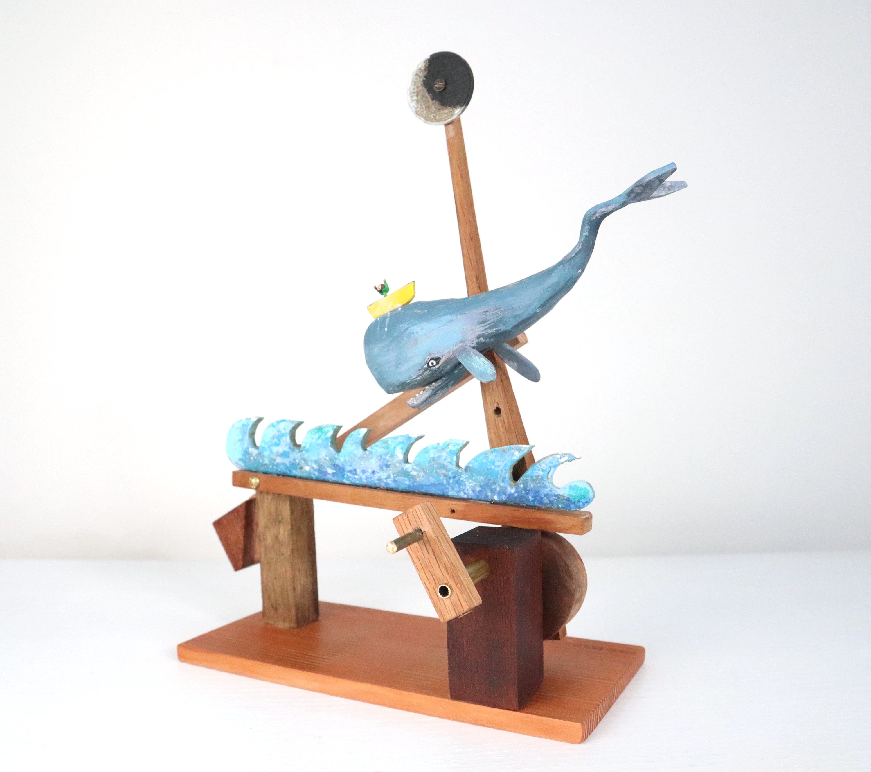 The Whale and the Moon Handcrafted Wooden Automata - Etsy