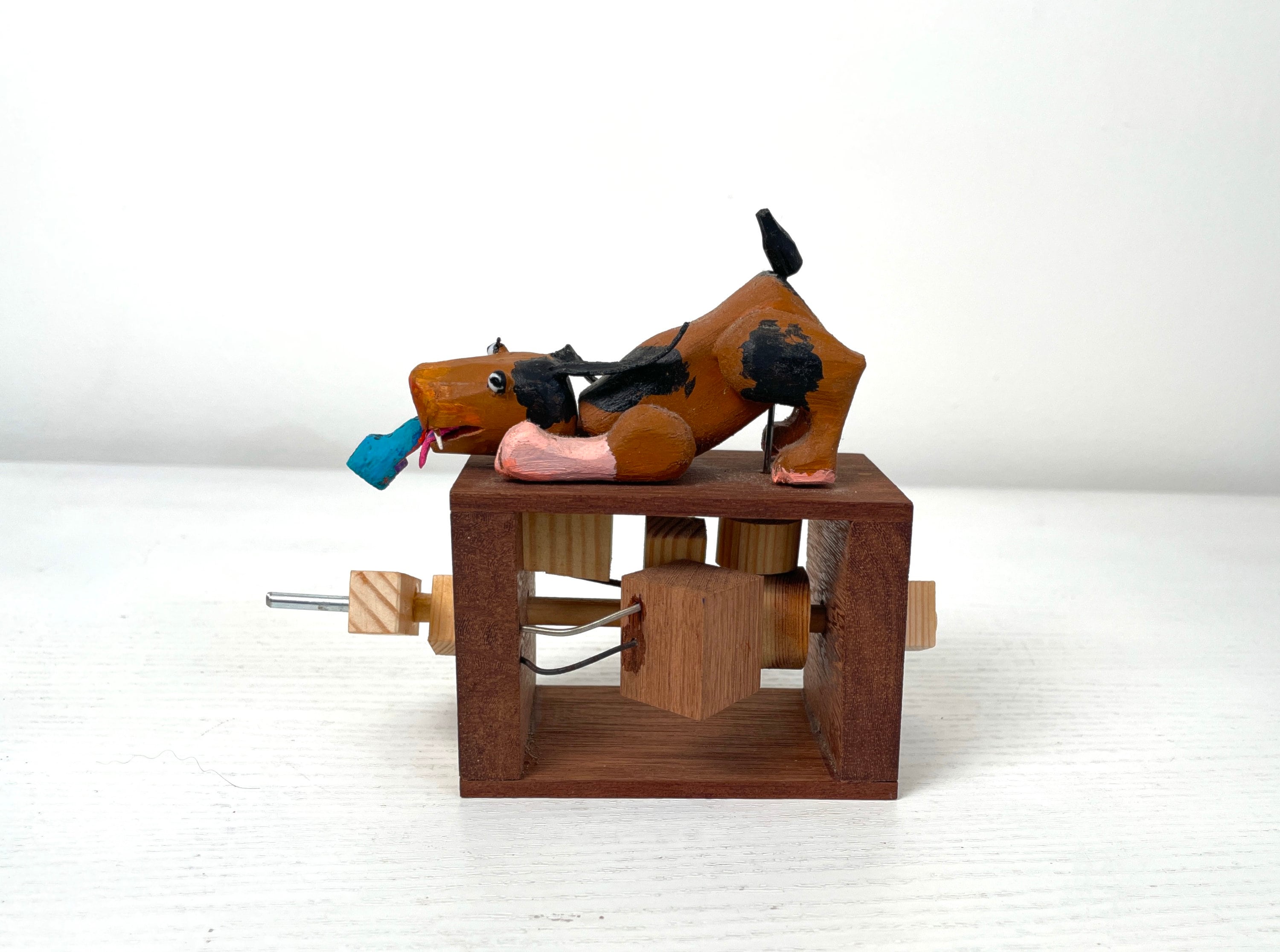 Dog and Sleeper is a Handcrafted Wooden Automata - Etsy UK