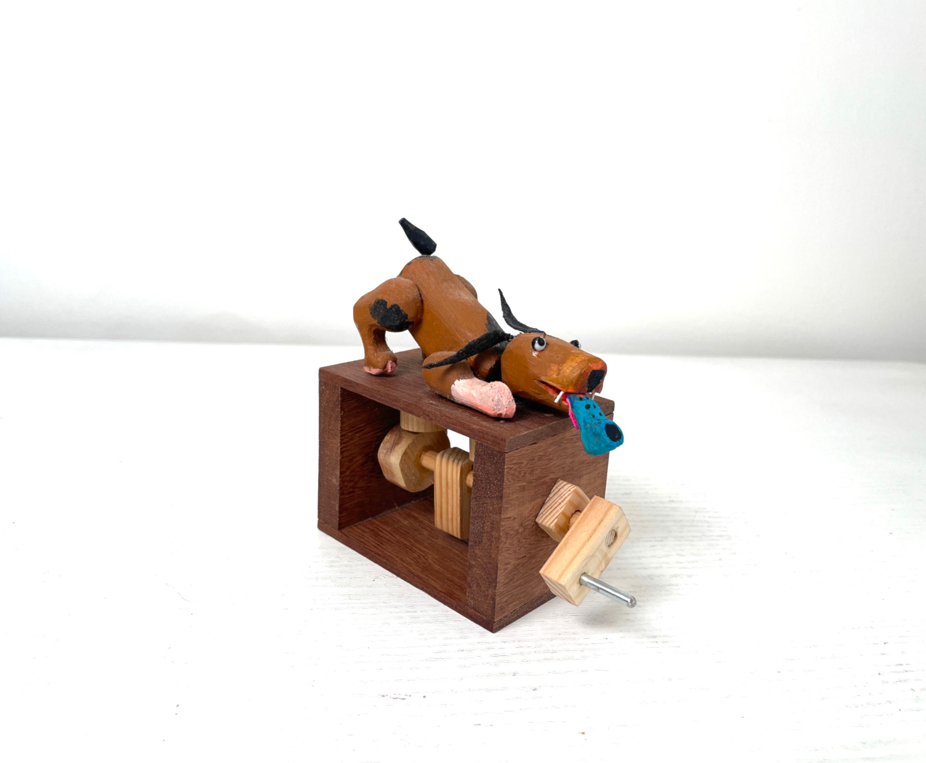 Dog and Sleeper is a Handcrafted Wooden Automata - Etsy UK