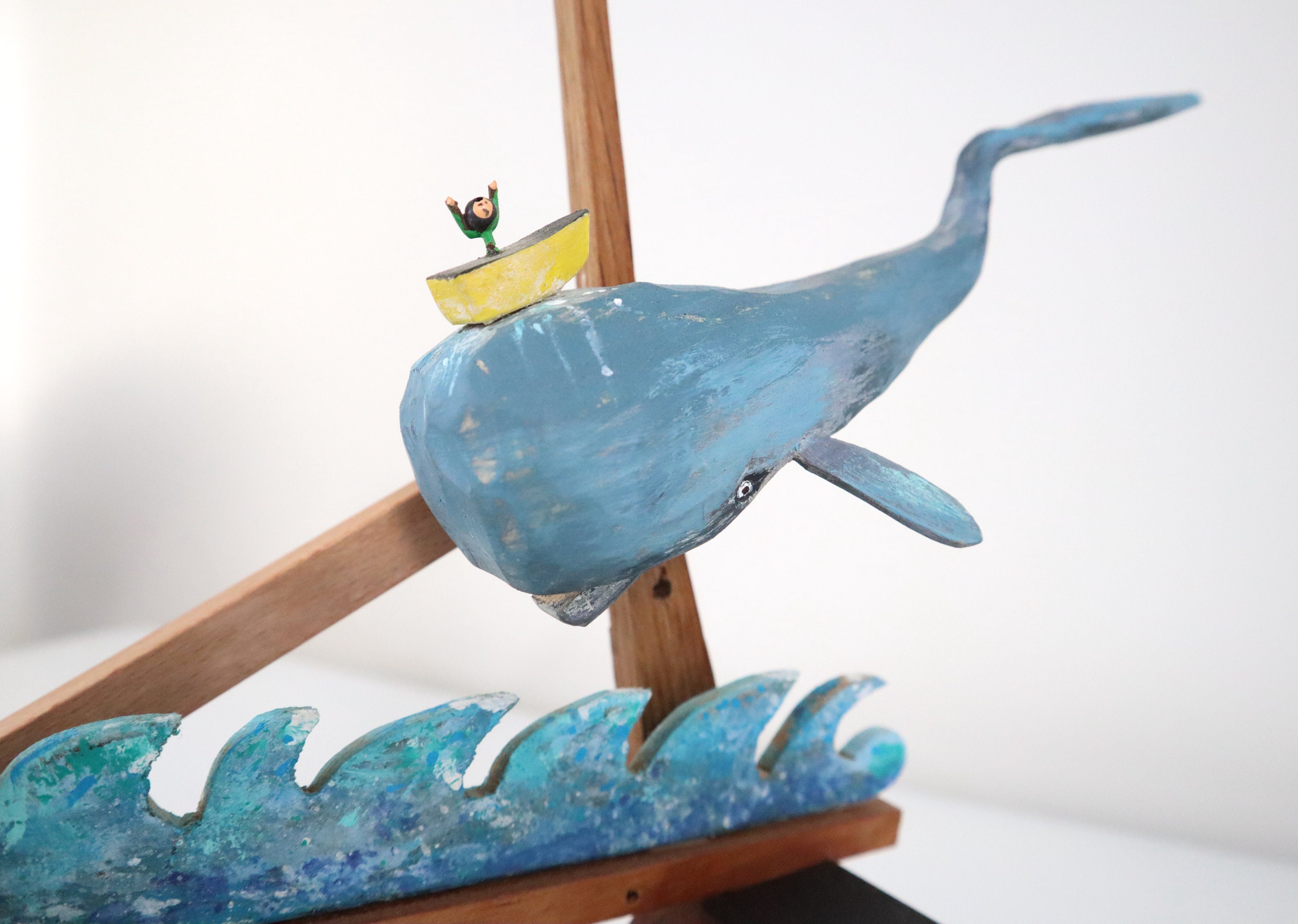 The Whale and the Moon Handcrafted Wooden Automata - Etsy