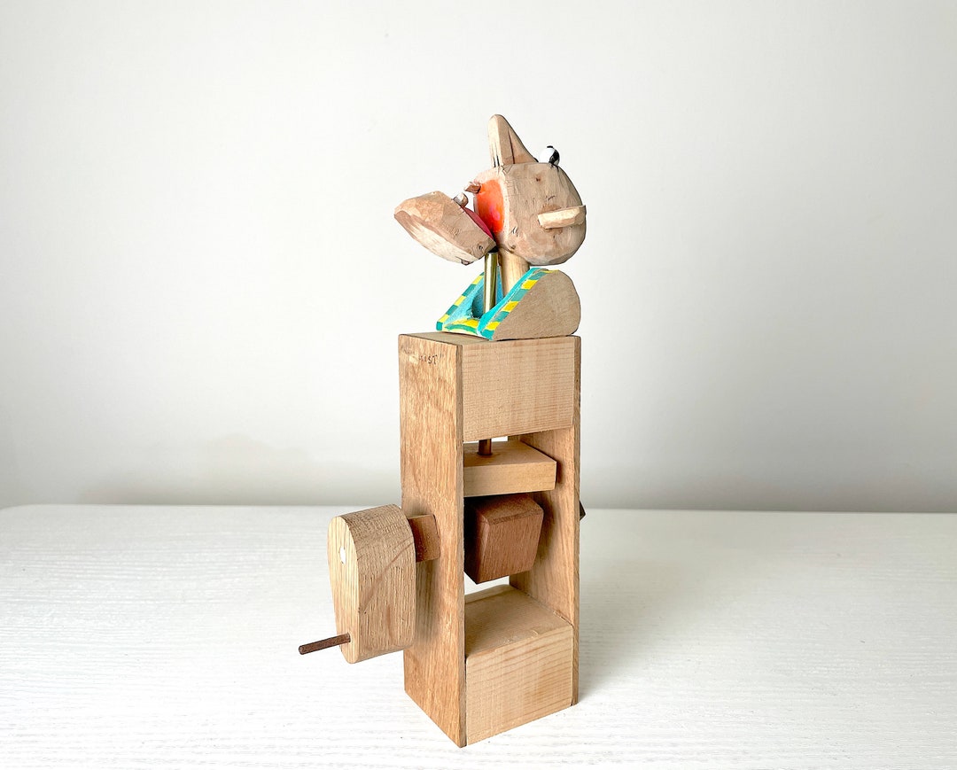 Lunatic Laughs Handcrafted Wooden Automata - Etsy