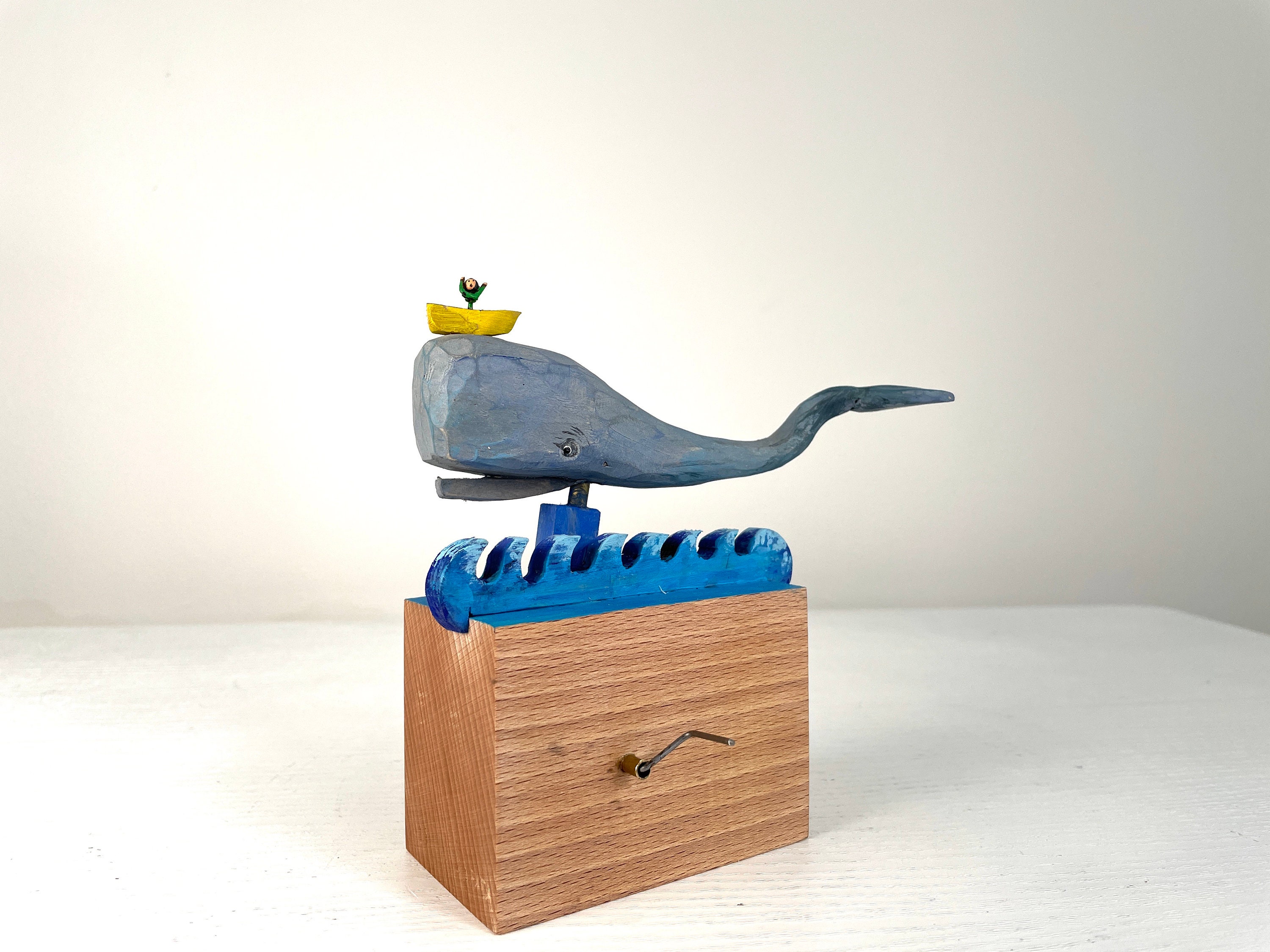 The Whale Handcrafted Wooden Automata - Etsy