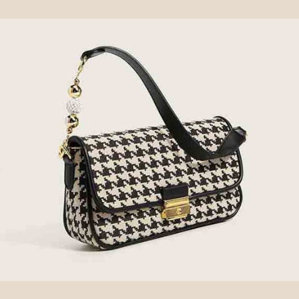 Houndstooth Bag - Etsy