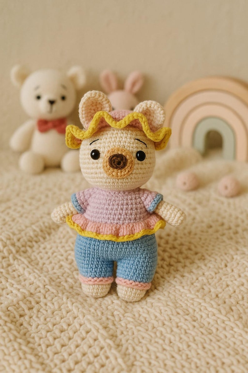 Mouse Amigurumi Crochet Pattern – DIY Plush Toy, Soft Mouse PDF ...