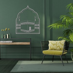 Metal Kaaba Islam Wall Art, Islamic Home Decor, Modern Islamic Decor ...