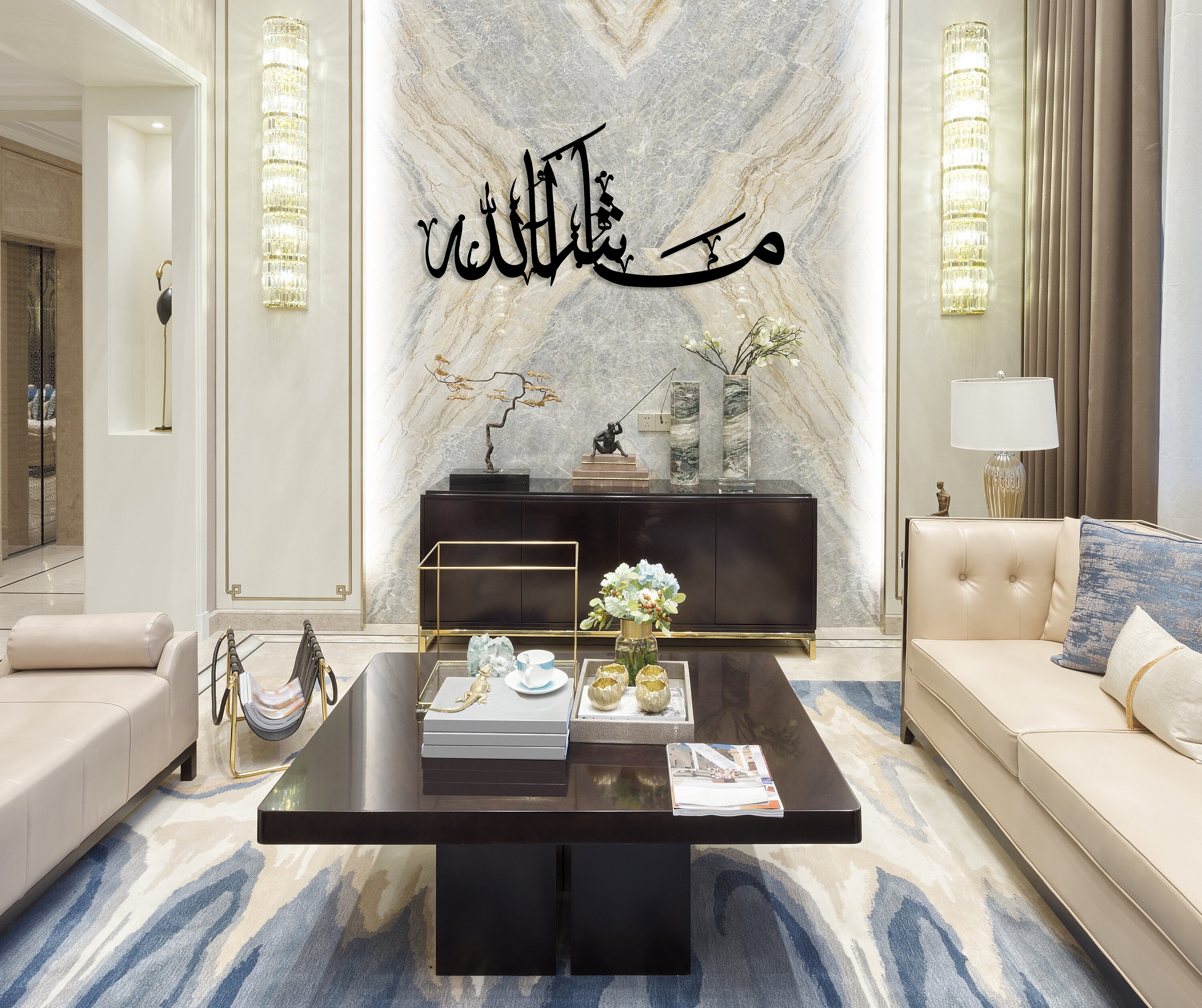 Mashallah Metal Islamic Wall Art Large Islamic Wall Decor - Etsy