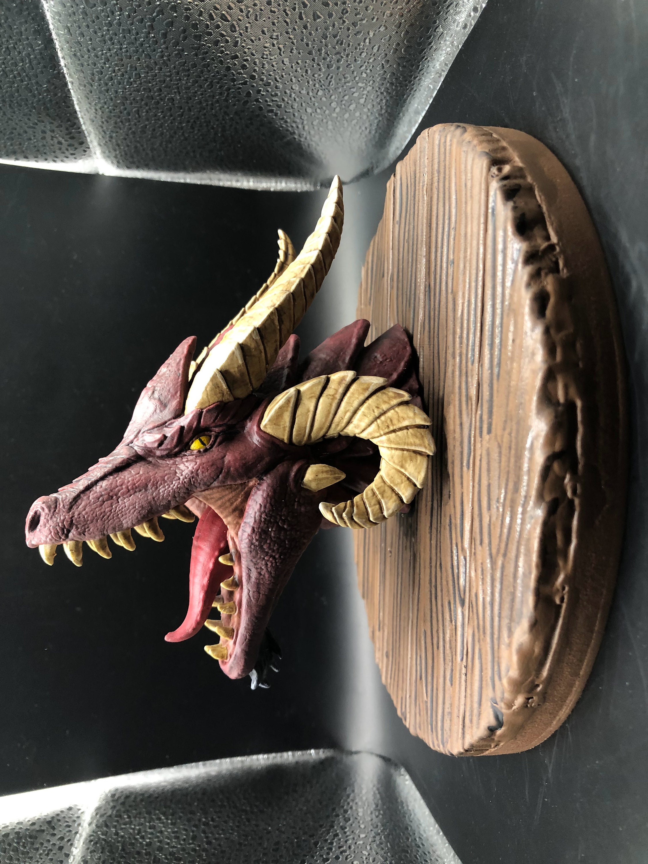 Red Dragon Trophy Mount - Etsy