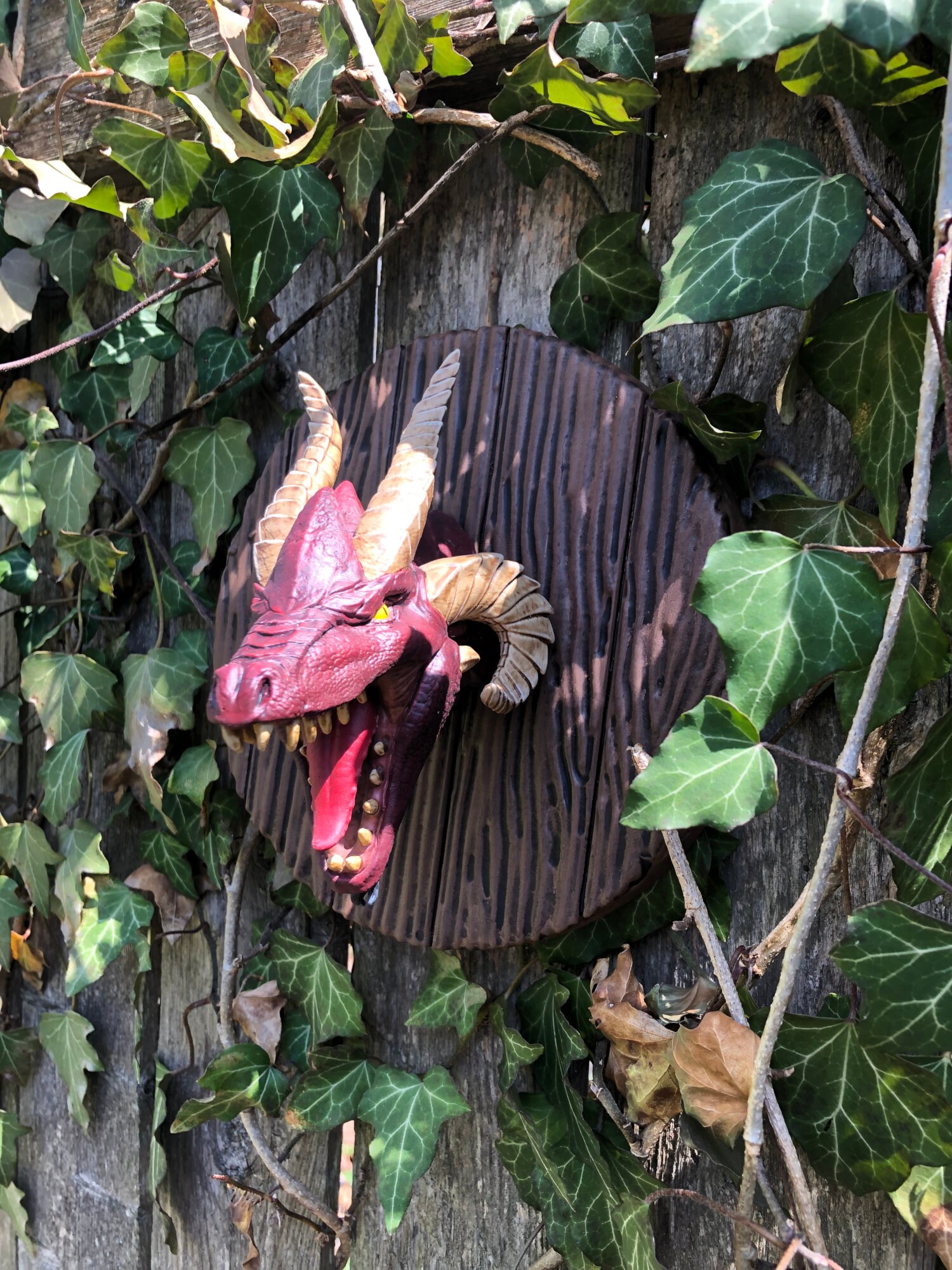 Red Dragon Trophy Mount - Etsy