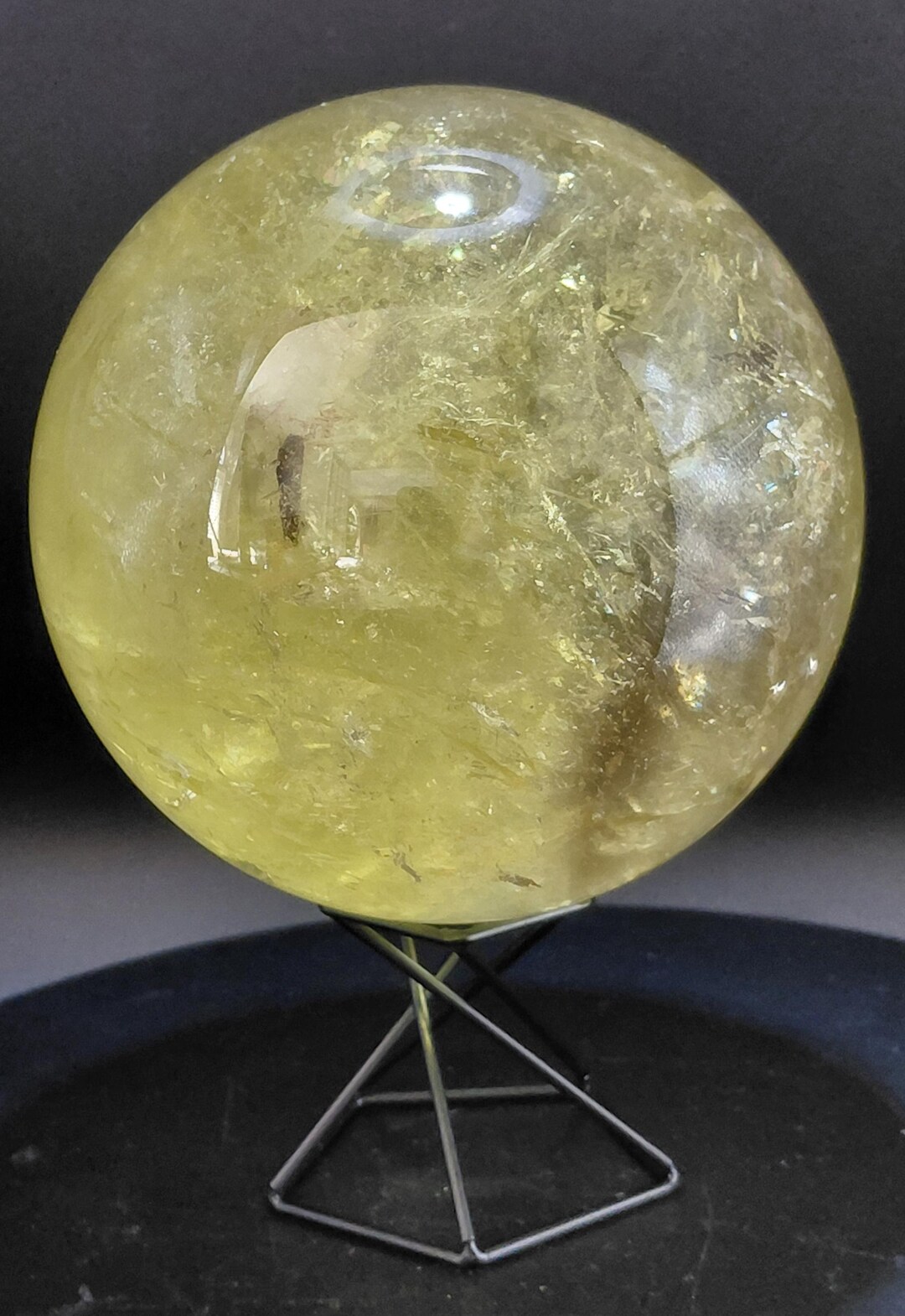 Natural Citrine Sphere - Etsy