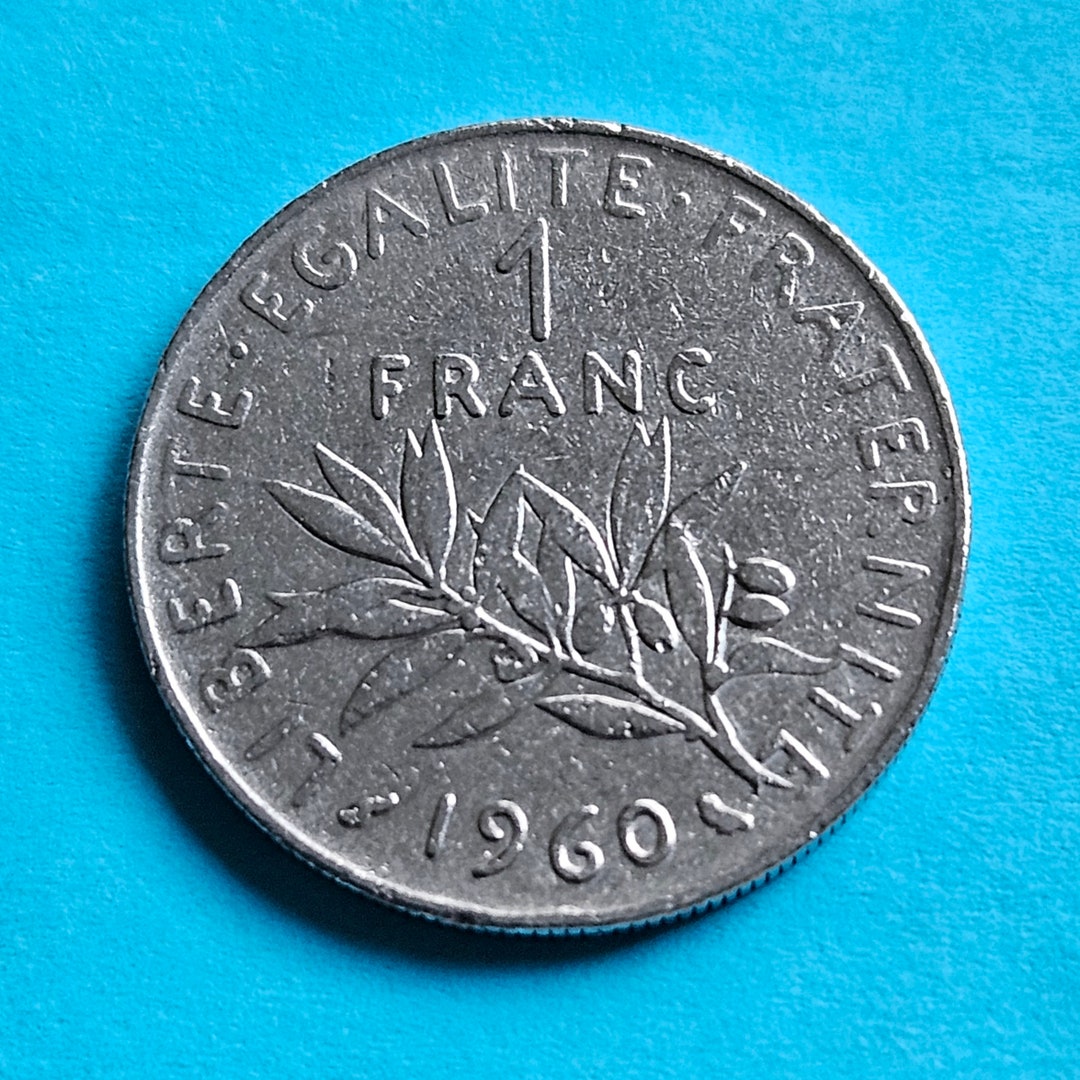 1 Franc France 1960 Very Rare - Etsy