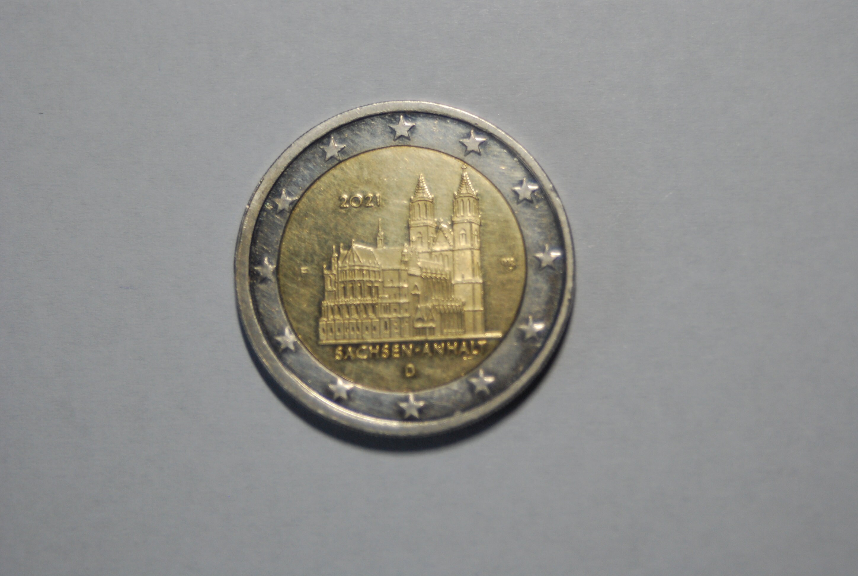 2 Euro Coin Germany Saxony-anhalt 2021 - Etsy