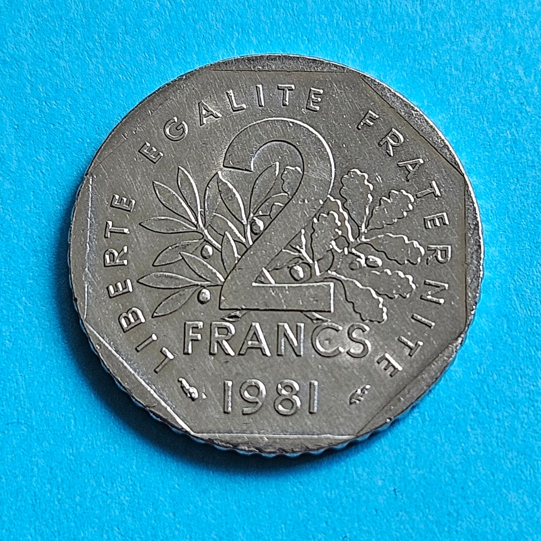 Pièce de 2 Francs 1981 France rare - Etsy France