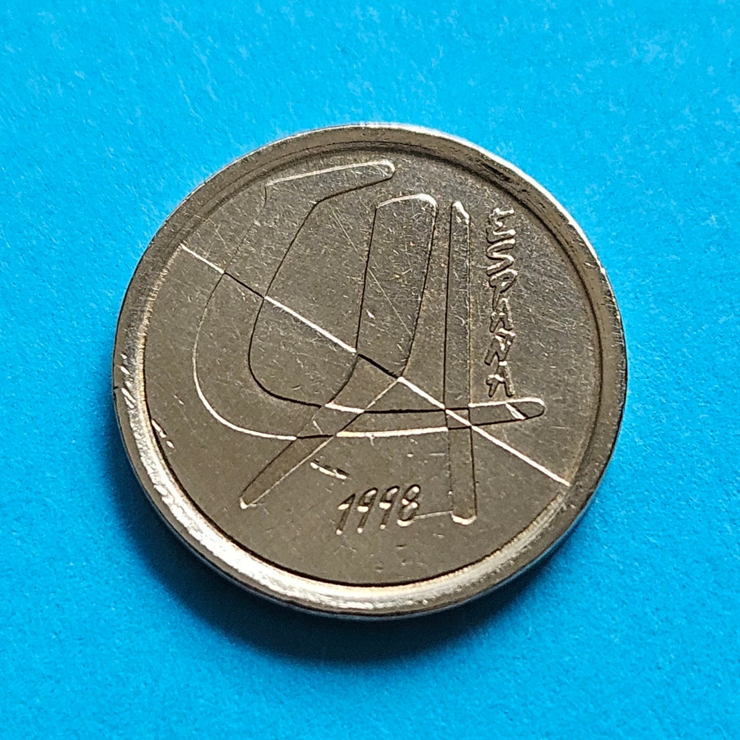 5 Ptas Coin Espana 1998 Spain Very Rare - Etsy