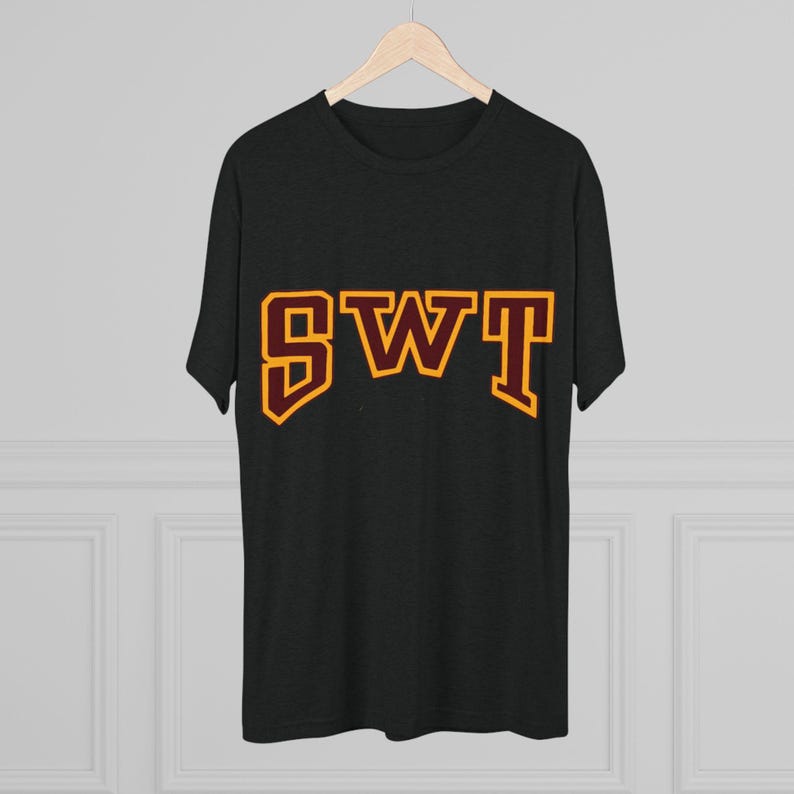 SWT. Southwest Texas State. Unisex Tri-blend Crew Tee - Etsy
