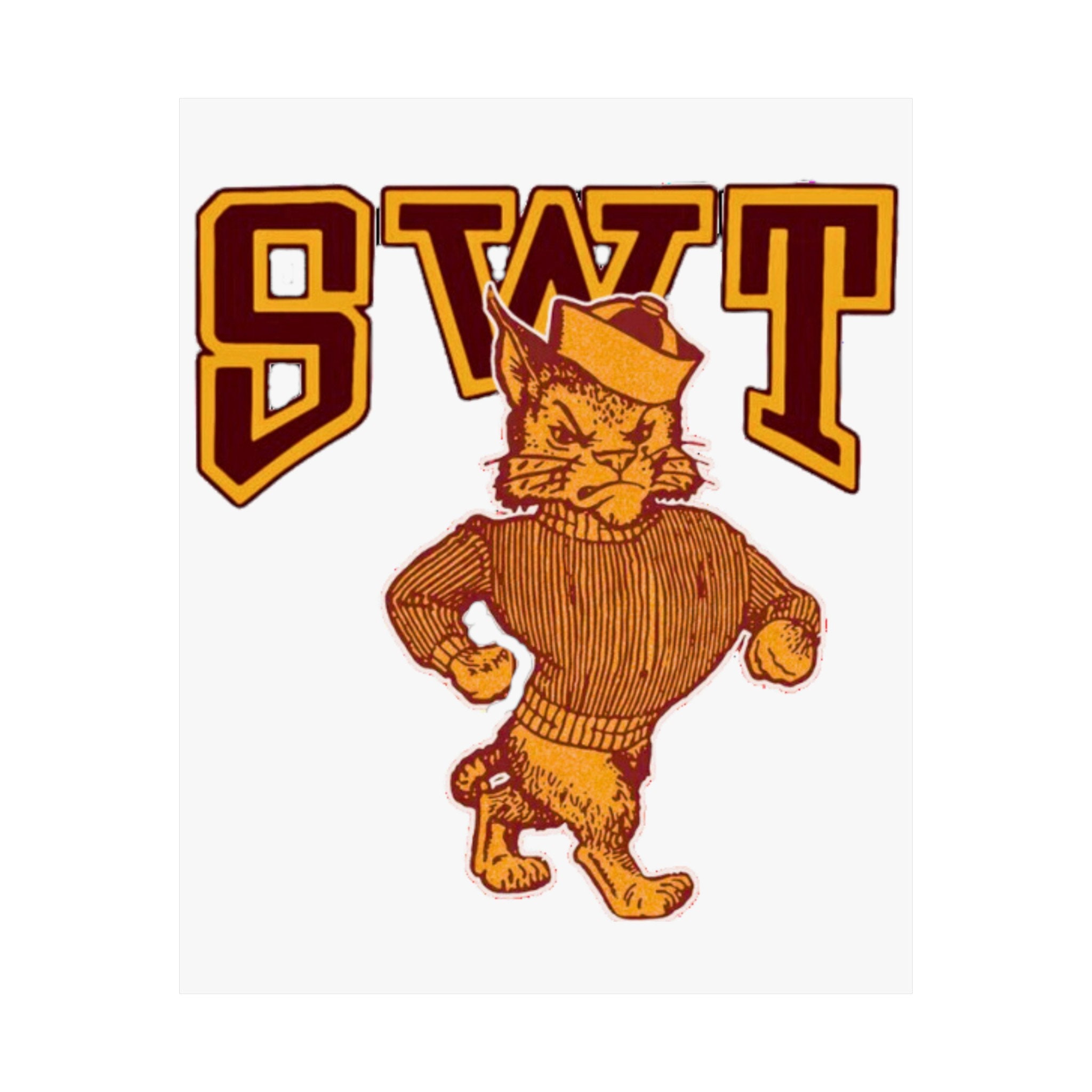 SWT Retro Matte Vertical Poster - Etsy