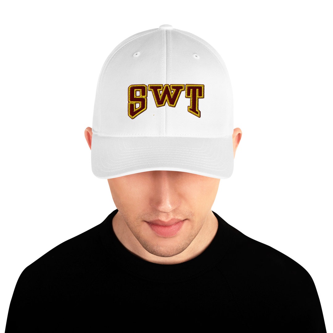 SWT Structured Twill Cap Flexfit, Southwest Texas State, Baseball Hat ...