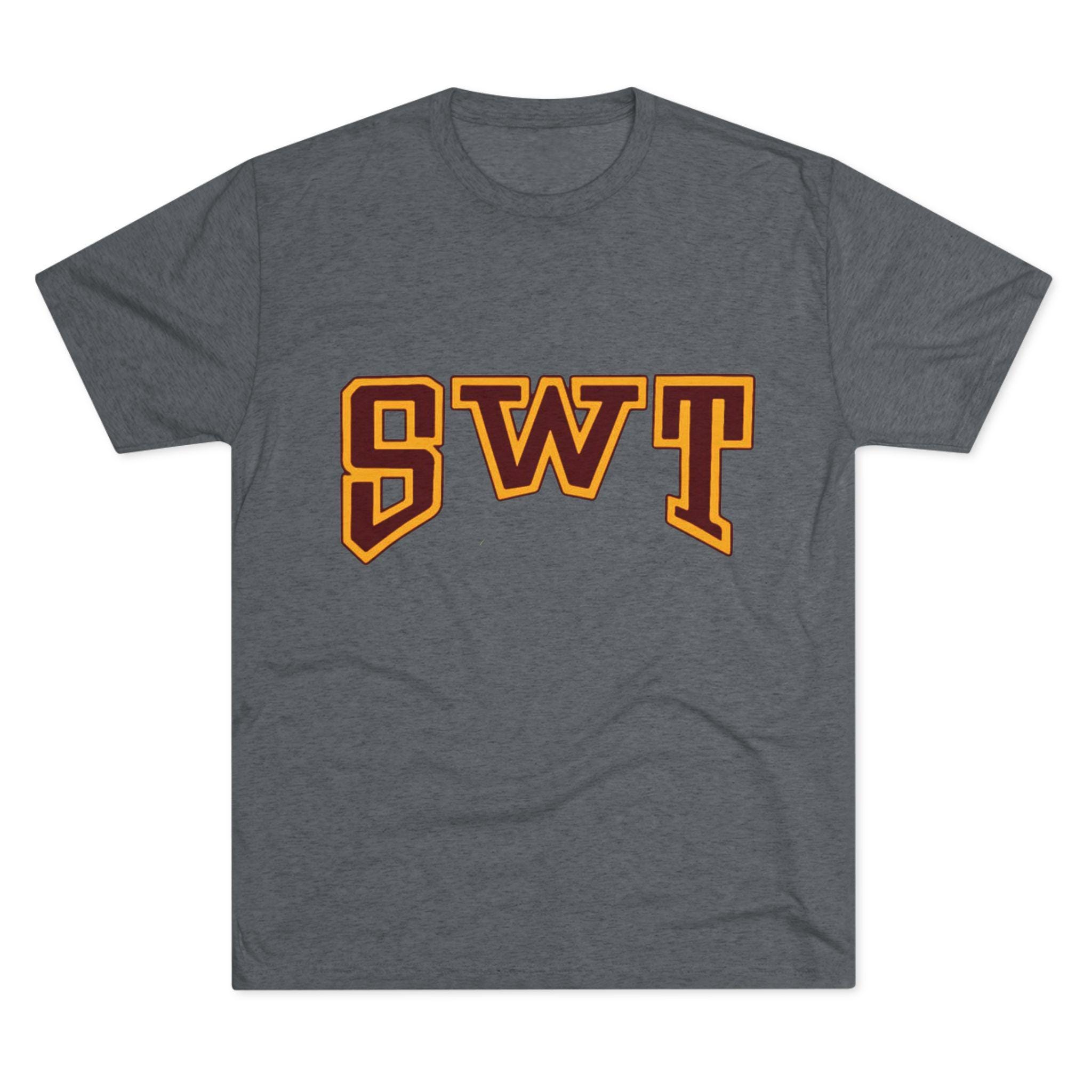 SWT. Southwest Texas State. Unisex Tri-blend Crew Tee - Etsy
